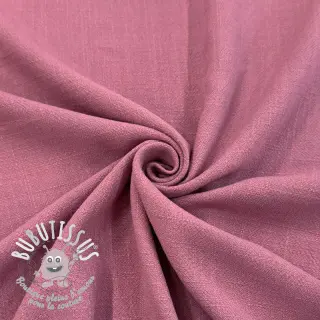 Viscose lin WASHED old pink | Bubutissus.fr