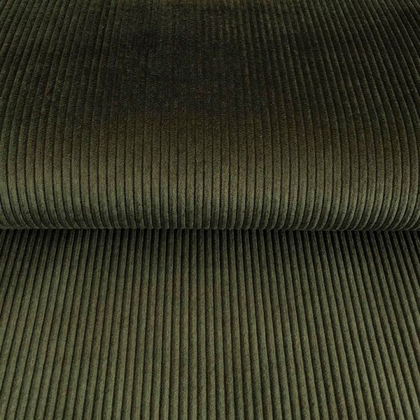 Tissu velours cotelé hunter | Bubutissus.fr